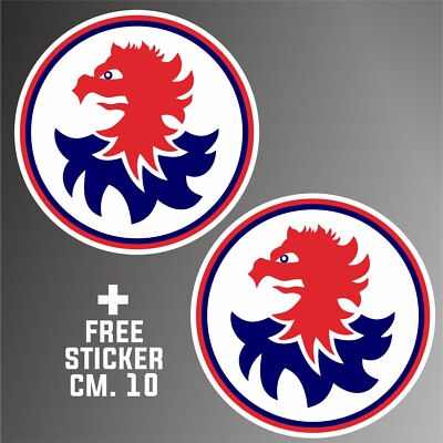 Adesivo grifone genoa ultras sticker decal aufkleber +1 FREE STICKER CM ...