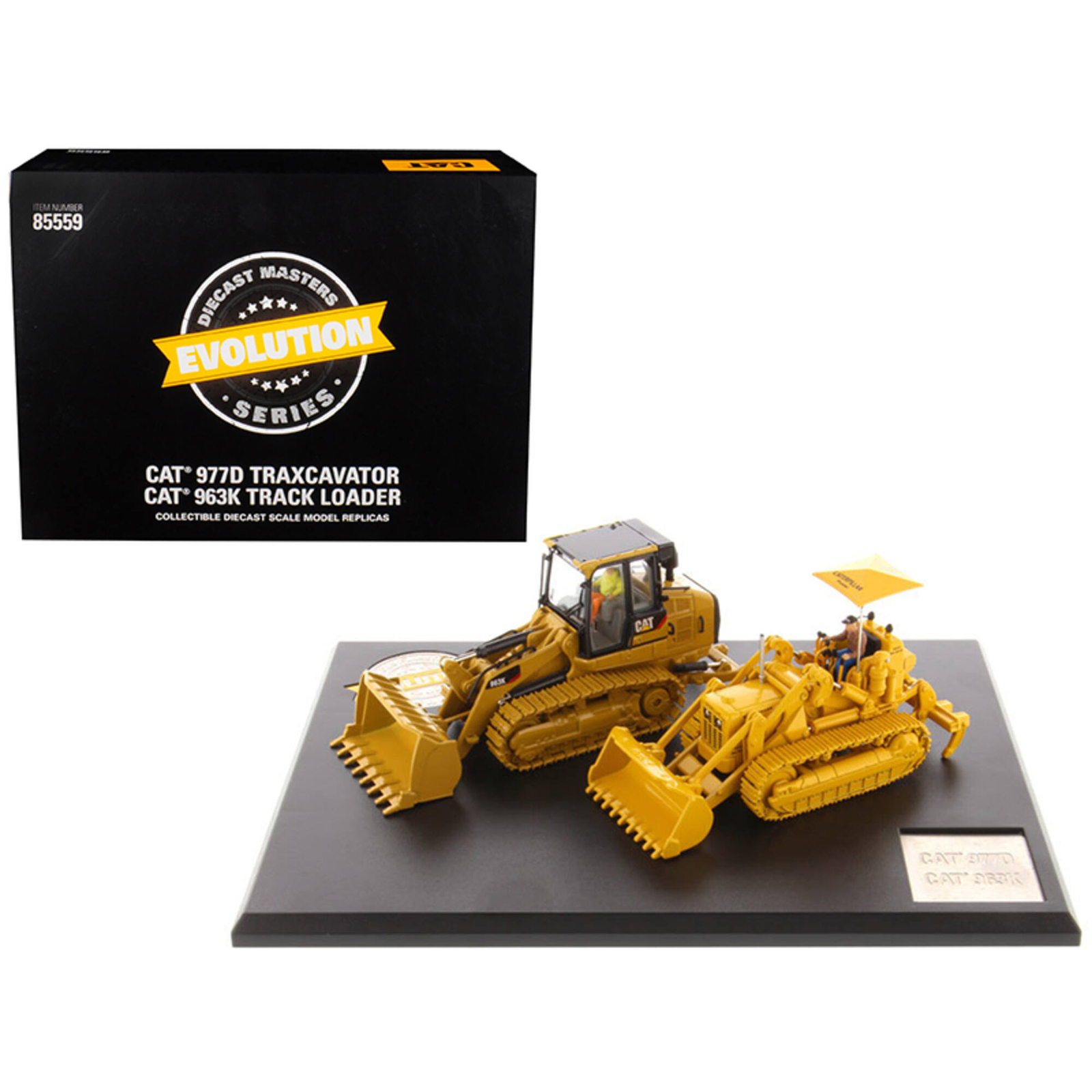 Diecast Masters 1/50 Scale Models CAT 977D Traxcavator and 963K Track ...