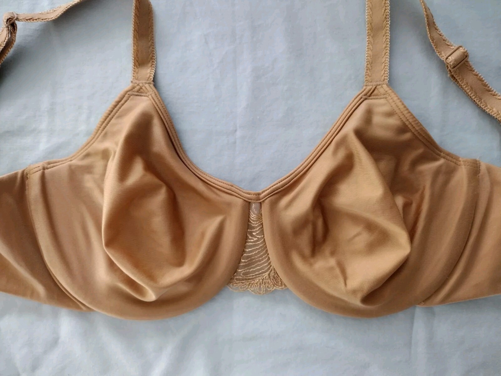 WACOAL~34 D~#855335~ Surreal Comfort~ Two-ply~ No Pad U-wire Bra~ Nude ...