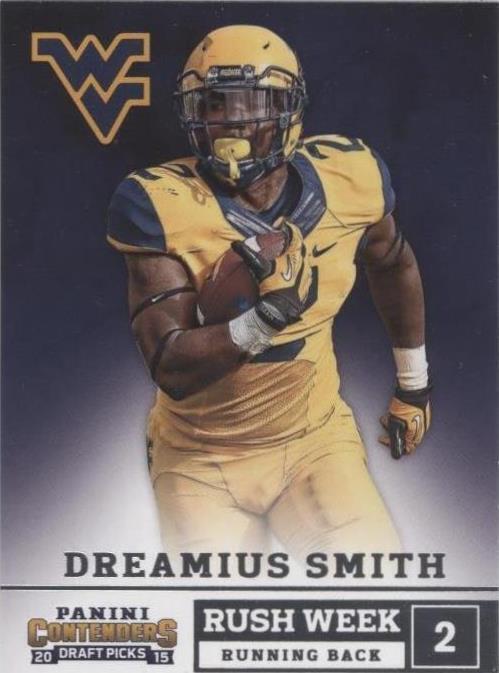 2015 Panini Contenders Draft Picks - Rush Week Dreamius Smith #25 (RC ...