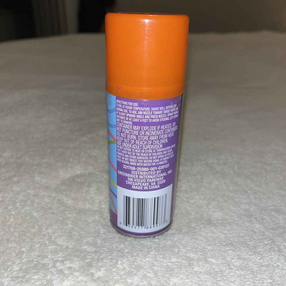 Silly Crazy Prank Party Goofy String Streamer Spray, 1.8oz 639277889973 ...