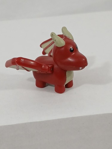 Miniature poseable red dragon mythical creature toy figure | eBay