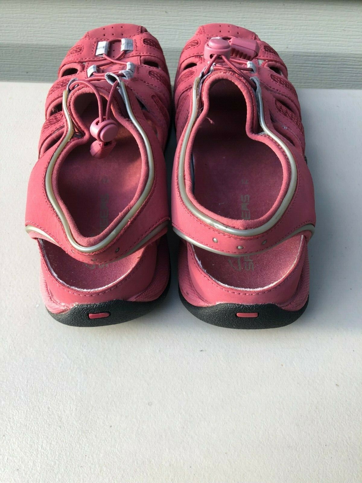 Women's Clark Springers Sport Sandals pink size 7.5 EUC | eBay