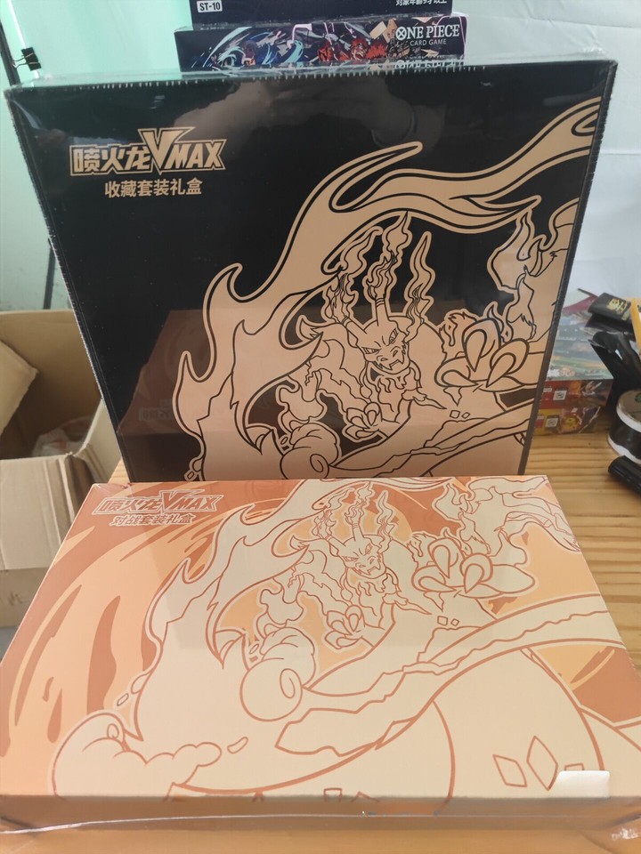 Pokemon Chinese Charizard Vmax Battle & Collection Set Gift Sealed Box ...