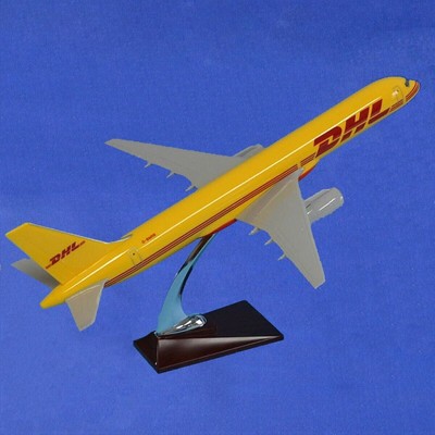 1:144 DHL Boeing B757 Cargo Airplane Model Solid Resin Aircraft Plane ...