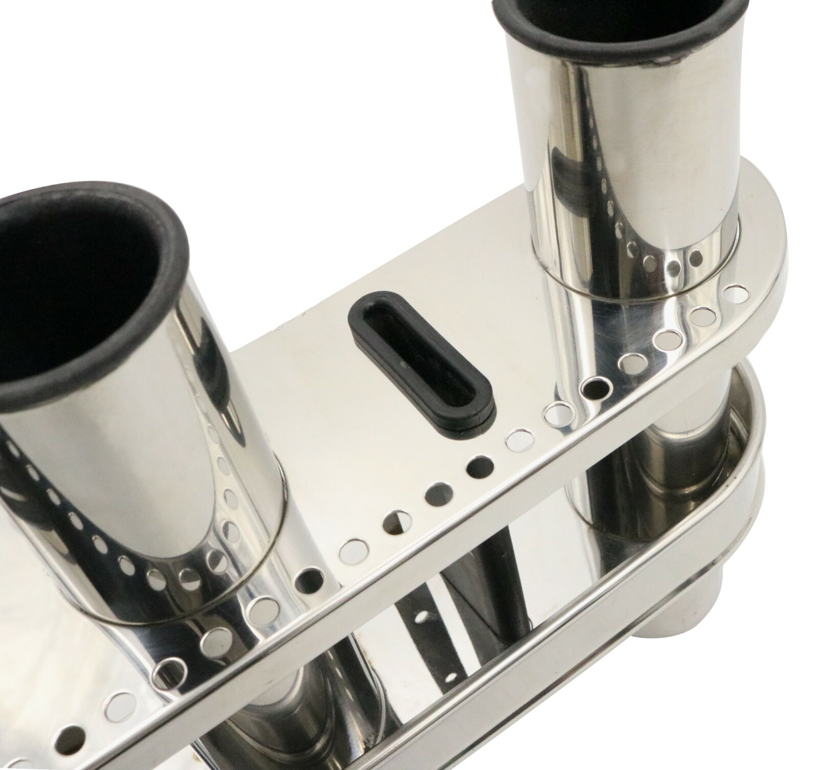 3 Tube Outrigger Rod Holder Tackle Rack Stainless Steel Holder Solid ...
