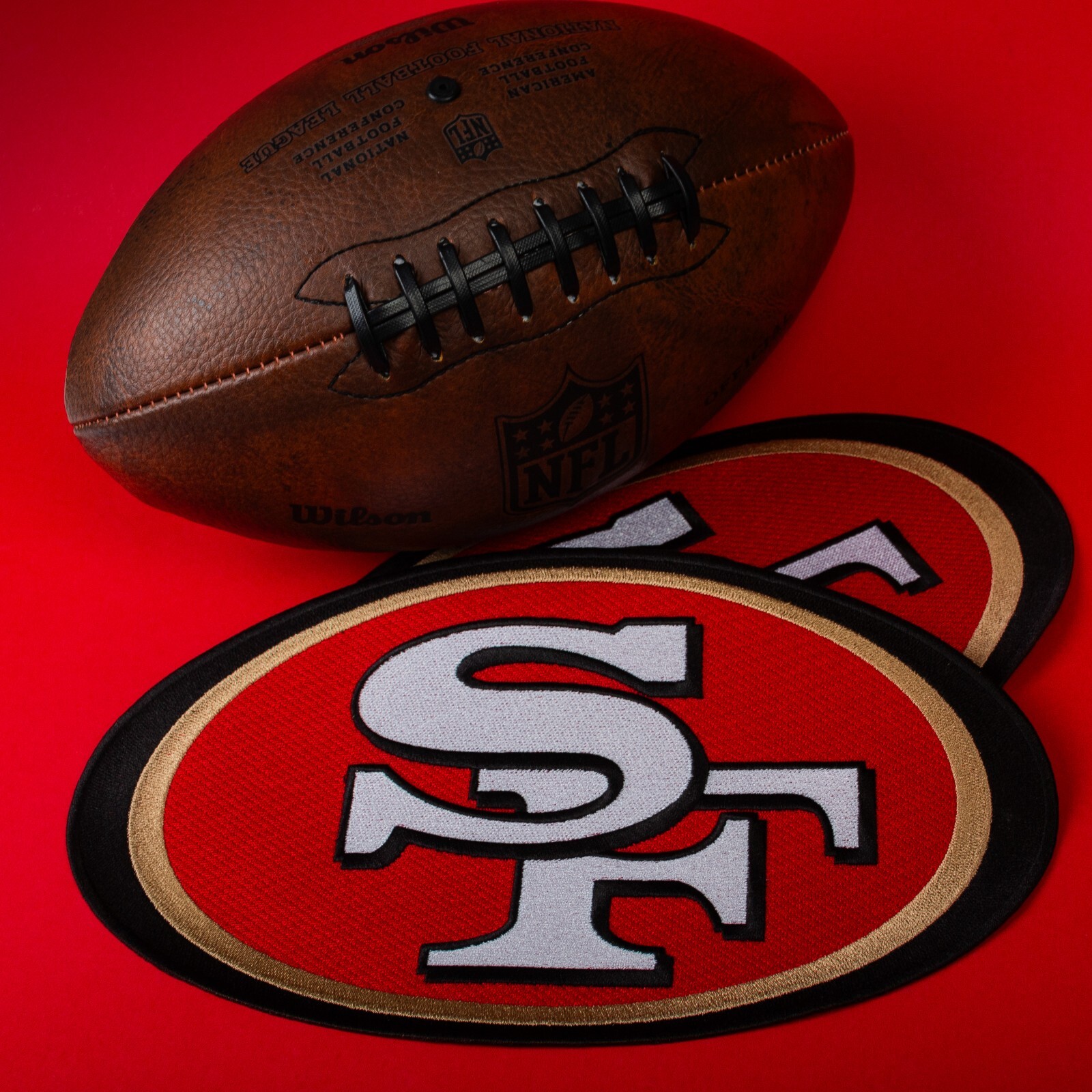 San Francisco 49ers Patch, American Football Team Logo, Embroidered ...