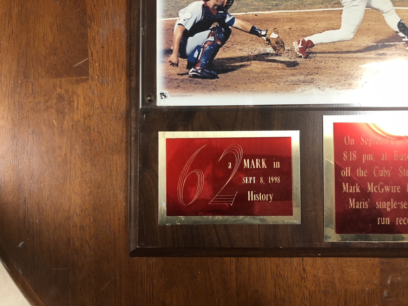 Mark McGwire 62nd Home Run Plaque #’d /1998 St. Louis Cardinals | eBay