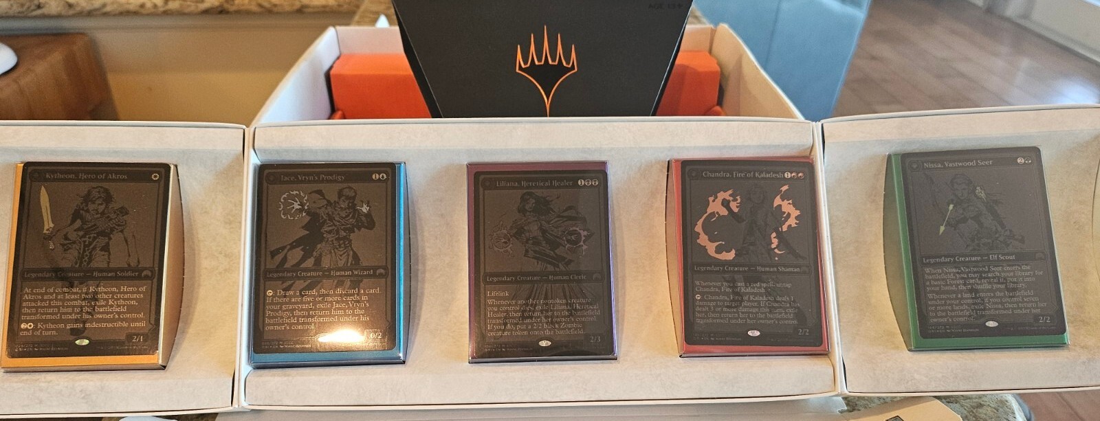 MTG SDCC 2015 Black Foil Planeswalker Set & Book Magic Origins - NEVER PLAYED | eBay
