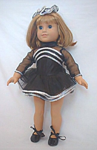 Black/Silver Tap dance outfit - fits 18" Dolls Like American Girl - NEW ...