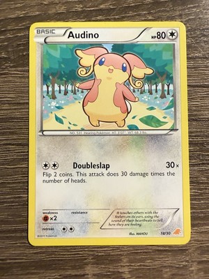 Pokemon Card TCG: Audino 18/30 - BW Trainer Kit - Excadrill | eBay
