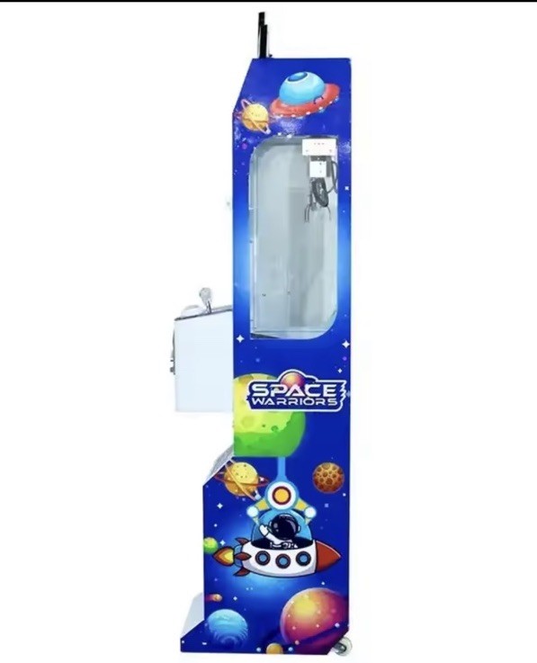 Mega Mini Claw Machine Toy Kids w/ Bill Acceptor Blue Arcade Game Coin ...