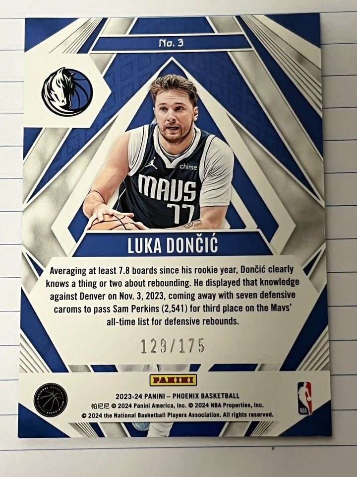 23-24 Phoenix Luka Doncic Paragon Green Lazer #/175 | eBay