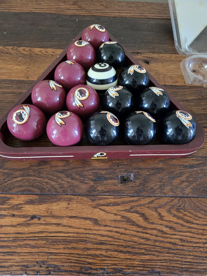 NFL RARE Collector’s Edition Vintage Billiard Ball Set WASHINGTON ...