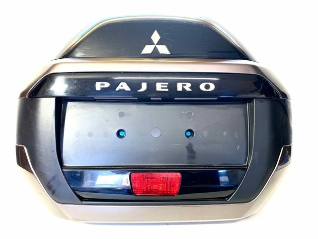 Mitsubishi PAJERO Rear Spare Wheel Cover Genuine OEM Black and Brown ...