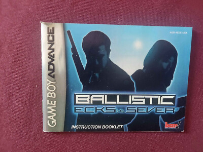 ballistic ecks vs sever gba manual | eBay
