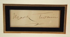 Samuel Clemens Pen Name Mark Twain Iconic Author Autograph JSA ...
