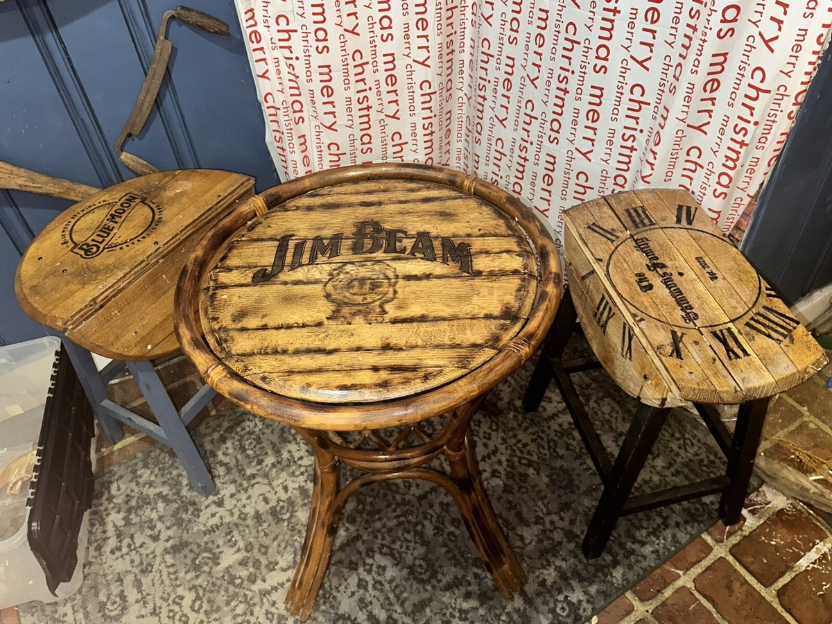 Jack Daniels Barrel Table Set