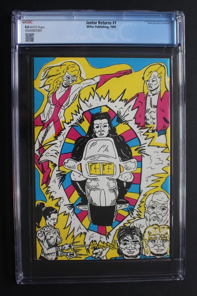 JONTAR RETURNS #1 Miller Pub 1990 Superhero Motorcycle Martial Arts ...