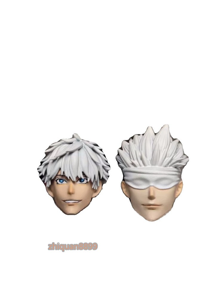 Jujutsu Kaisen Satoru Gojo Head Carving for 1/12 Male Action Figure | eBay