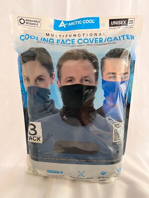 New Arctic Cool Cooling Face Cover Gaiter Mask Snow UPF 50+ Winter - 3 ...