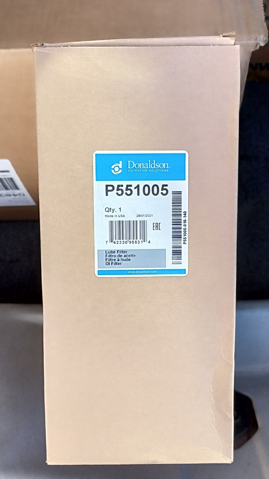 DONALDSON P551005 - cross reference oil filters | oilfilter ...