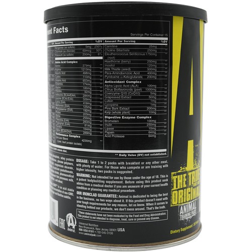 Universal Nutrition Animal Pak Dietary Supplement - 30 Packs | eBay