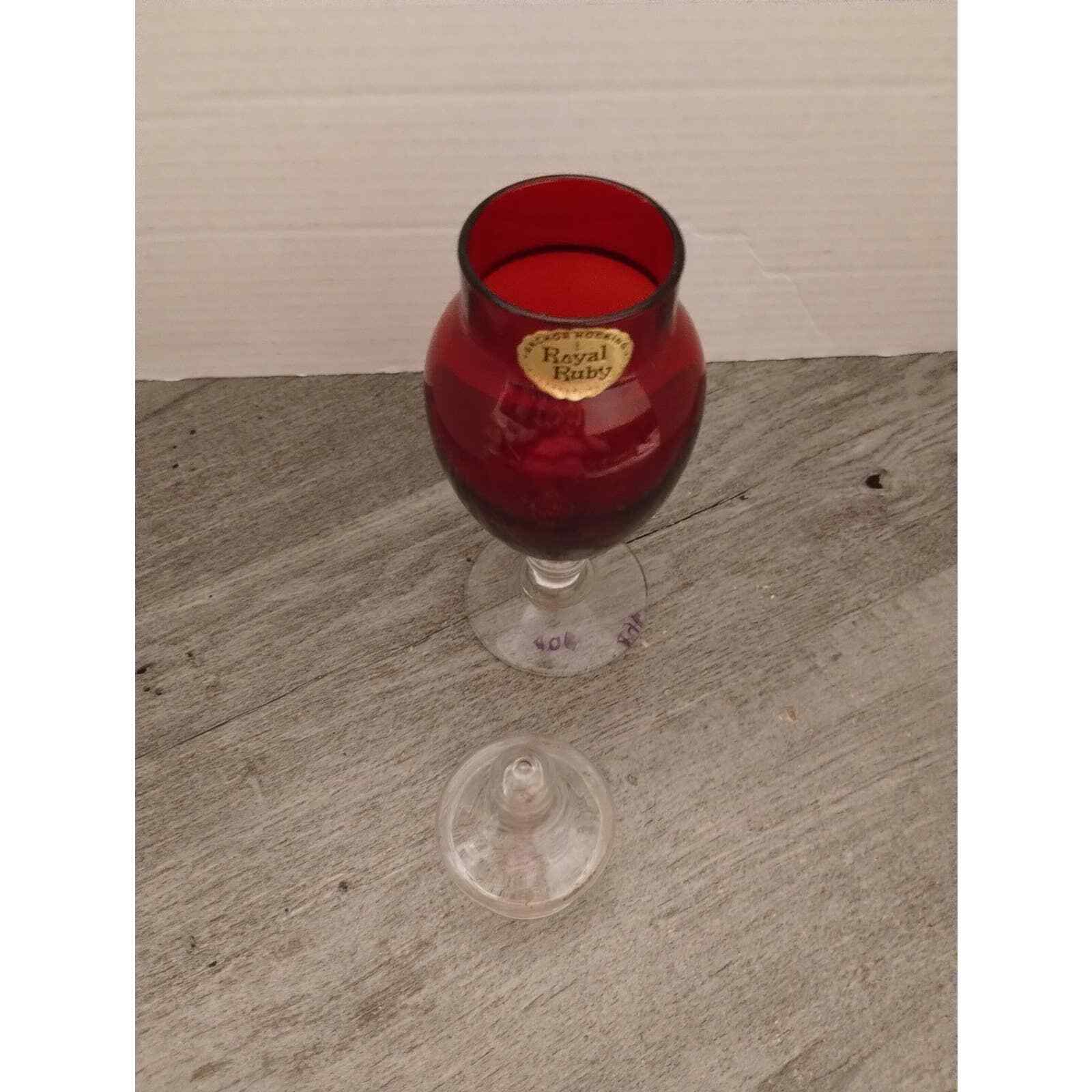 Anchor Hocking Apothecary Royal Ruby Jar Circus Tent Top 8.5”Vintage | eBay