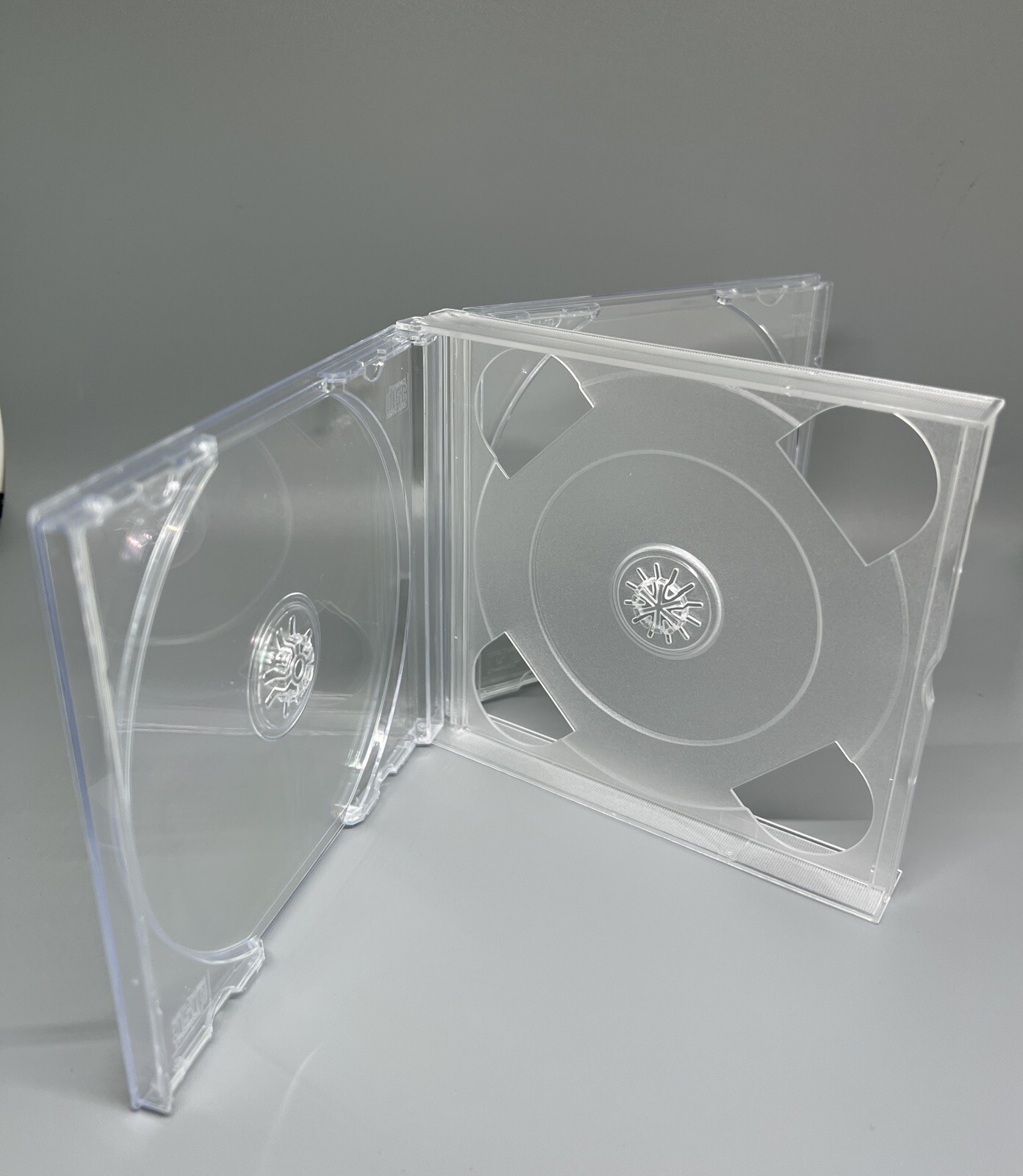 2 NEW 23MM TRIPLE CD (3 CD) JEWEL CASE WITH CLEAR TRAY, GF3 | eBay