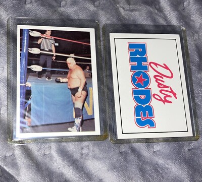 Vintage 1988 Wonderama NWA Dusty Rhodes #39 & 99 Rookie Cards | eBay