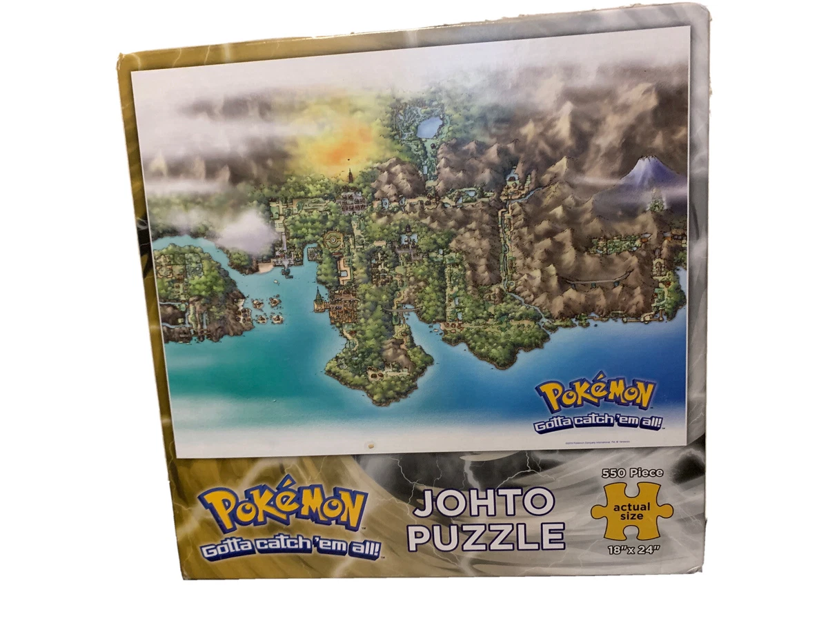 Pokemon Johto Map