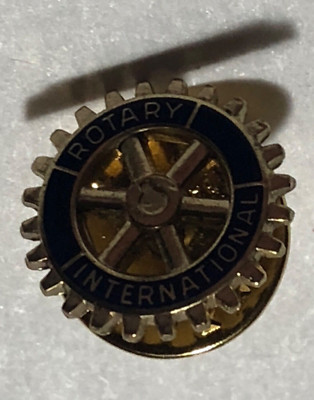 Rotary International Pin Blue & Gold (A1) | eBay