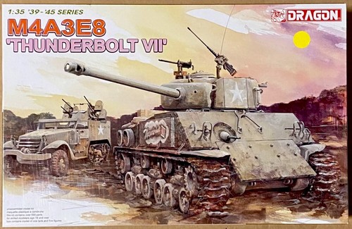 1/35 Dragon 6183 : M4A3E8 Sherman 'Thunderbolt VII' Tank Crew Figures ...