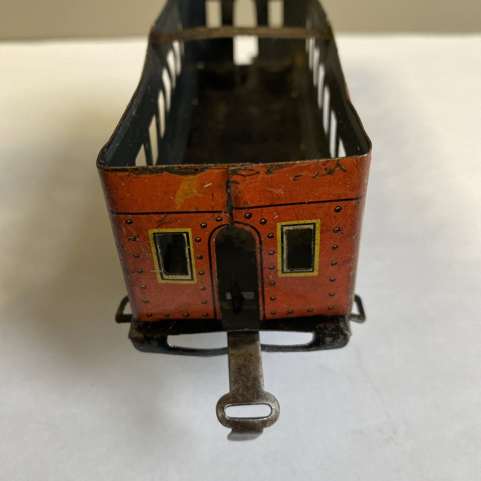 IVES O Gauge #51 Chair Car for PARTS OR RESTORATION Model Train Tin ...
