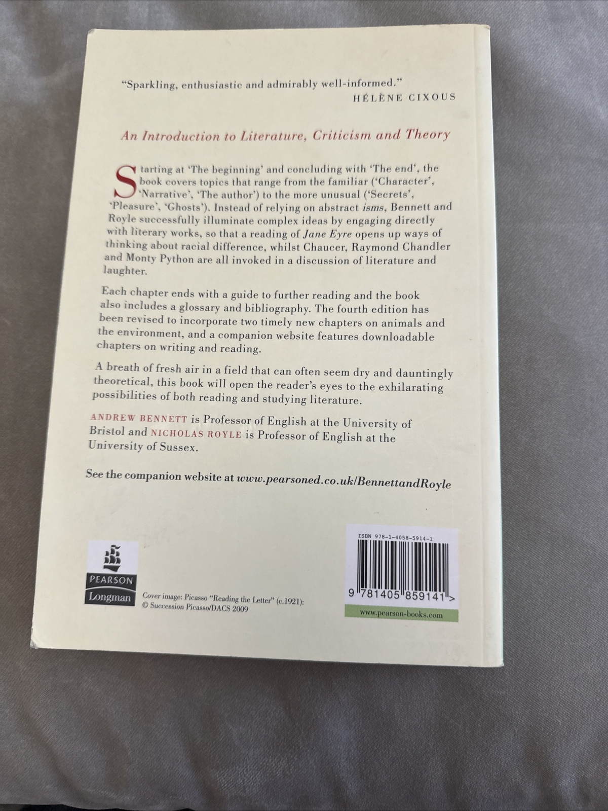 An Introduction to Literature, Criticism and Theory by Nicholas Royle ...