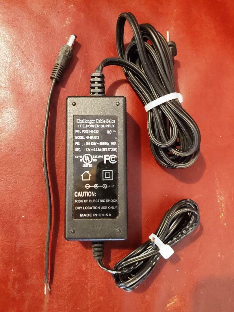 Challenger cable sales I.T.E. power supply 12vdc 2.5A | eBay