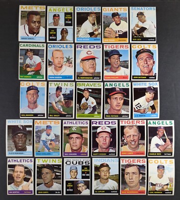 1964 Topps Baseball Starter Set 27 Cards | eBay