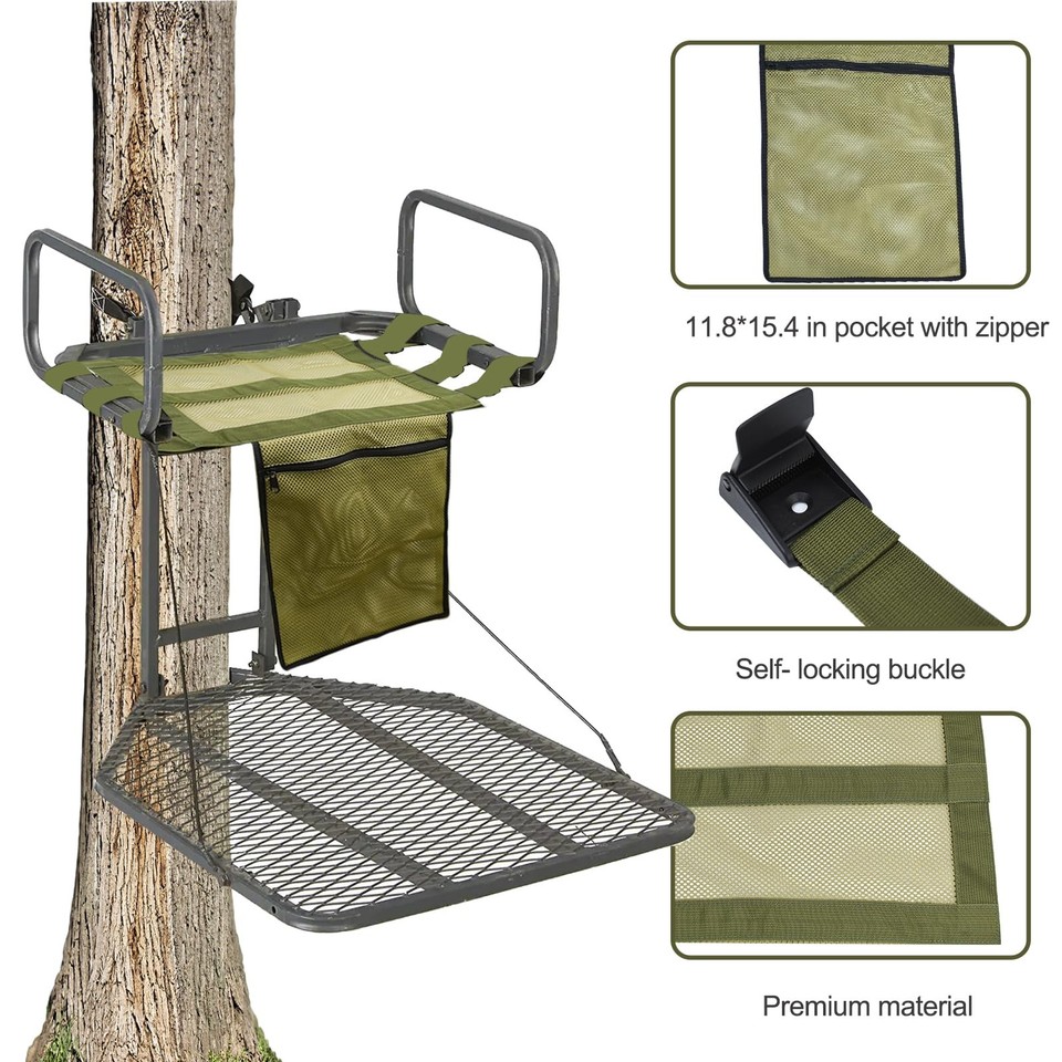 Universal Tree Stand Seat Replacement with Pocket, 16 X 12Inch ...
