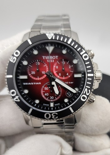 Tissot Seastar 1000 Red Men's Watch - T120.417.11.421.00 | eBay