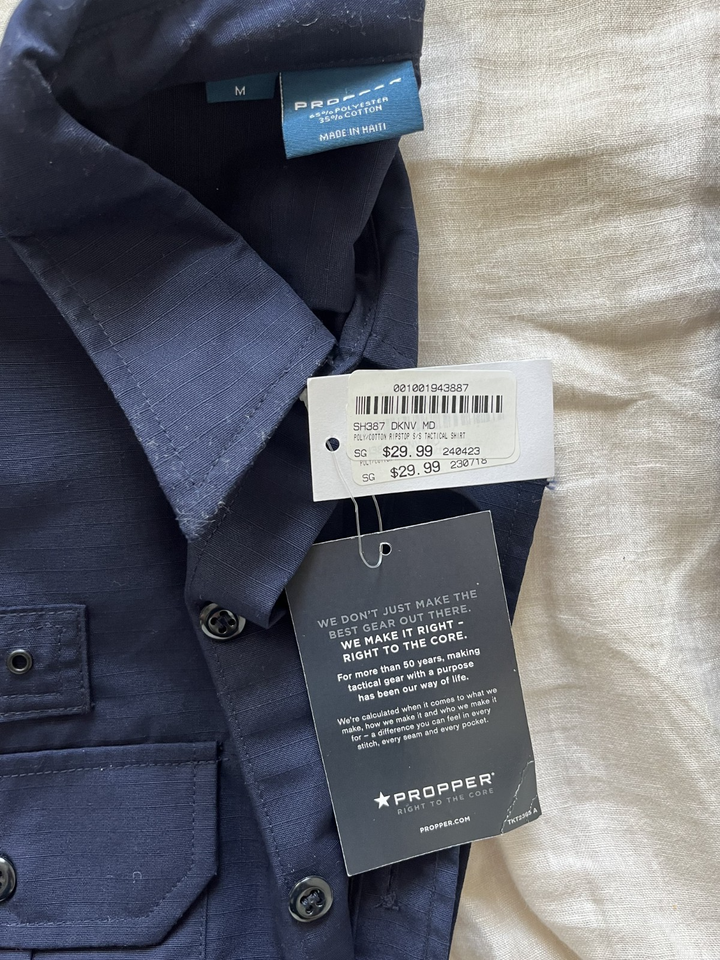 5.11 Tactical Shirt Mens Medium Navy Blue Short Sleeve Polo Performance ...