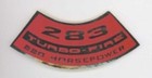 Chevrolet 283 Turbo-Fire 220 HP Air Cleaner Decal | eBay