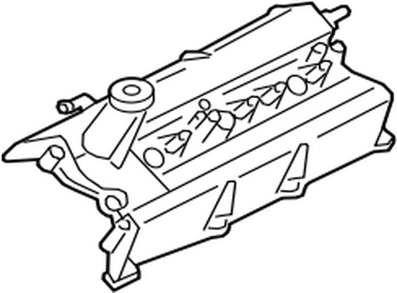 13264-9N00B Nissan Cover assy-valve rocker 132649N00B, New Genuine OEM ...