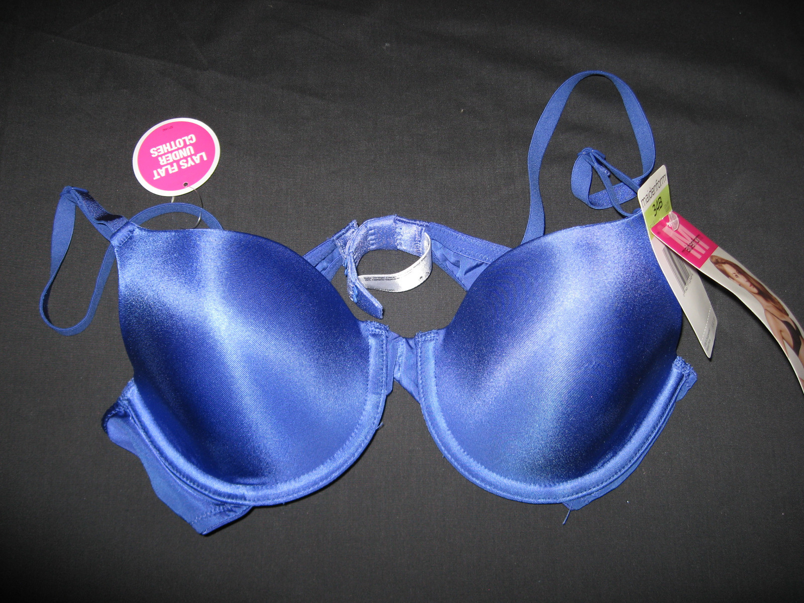 Maidenform 7959 One Fabulous Fit Demi Underwire Bra Blue or Pink 34B ...