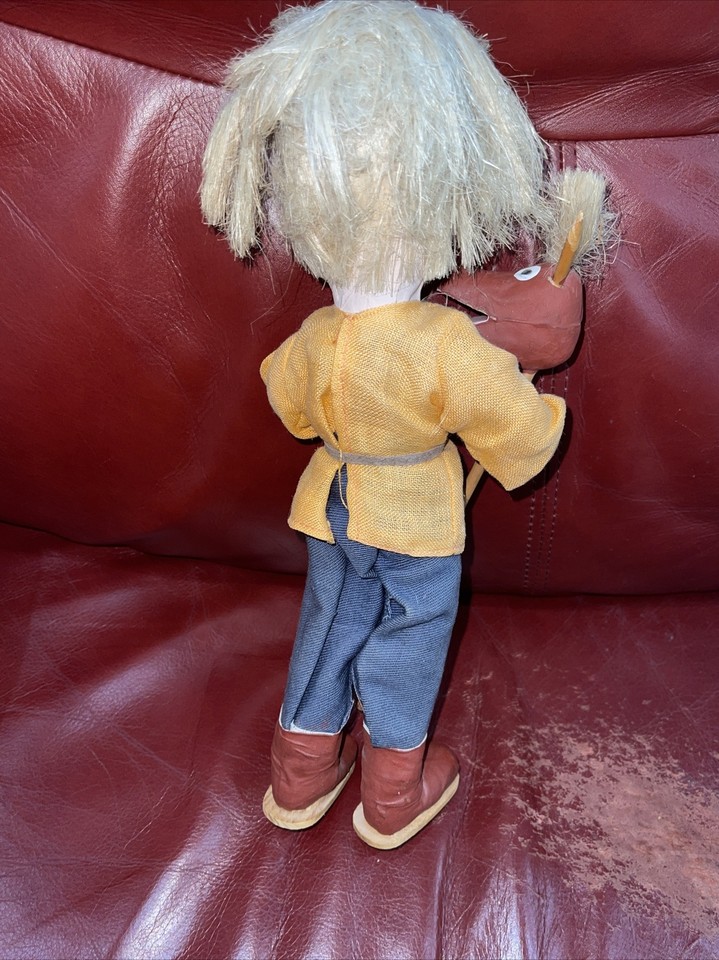 Vtg 12” Polish Paper Mache Doll Fairytale Papier-Mâché Cultural ...