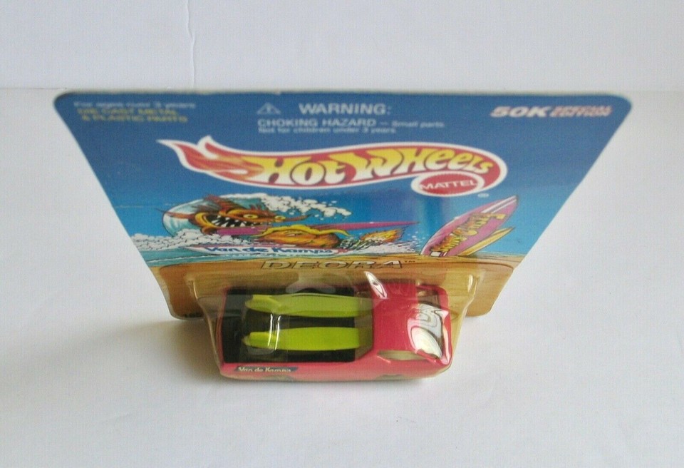 1997 Deora Van de Kamp's Hot Wheels Diecast Metal Car Surfboard Surfer ...