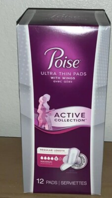 Poise Active Collection 12 count | eBay