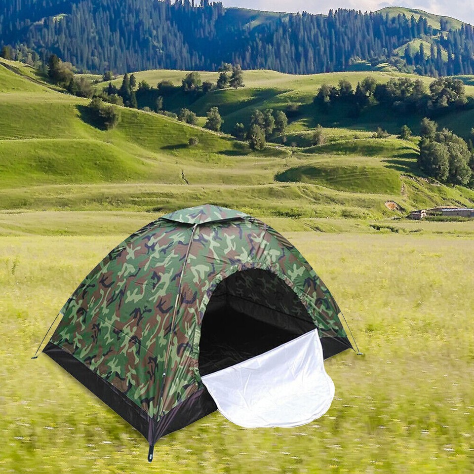 Waterproof 1-2 Person Tent Backpacking Hiking Camping Tent Sun Shelter ...