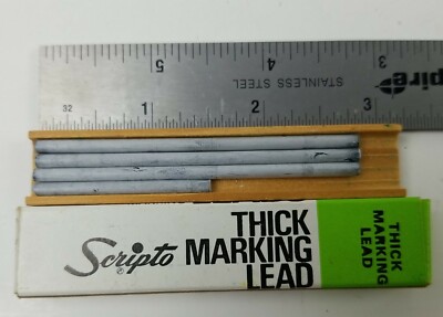 VINTAGE SCRIPTO THICK MARKING LEAD G440 GREEN 0.120" (0.3MM) THICK | eBay