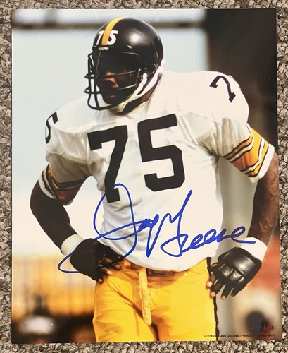 Mean Joe Greene Signed Photo 8x10 Autograph Pittsburgh Steelers ...