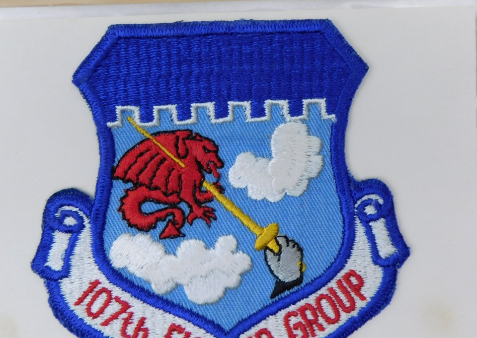 Vintage USAF US Air Force 107th Fighter Group Patch Niagara Falls NY ...